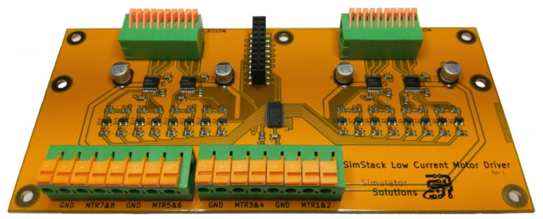 New Product - SimStack Motor Driver Board - Simulator Solutions